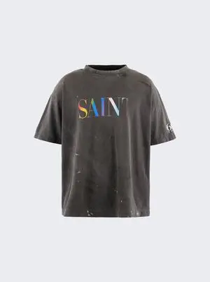 SAINT MXXXXXX Rainbow Saint Short Sleeve T-shirt
