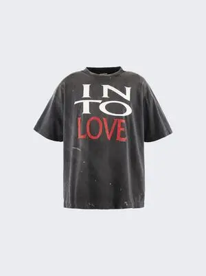 SAINT MXXXXXX In To Love Short Sleeve T-shirt - Black