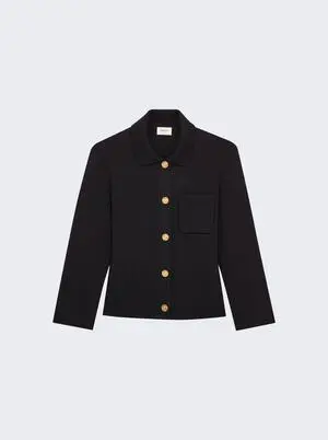 Saint Laurent Polo Cardigan - Black