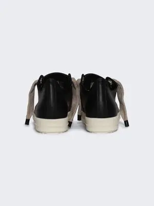 Rick Owens Tower Jumbolace Low Sneakers - Black