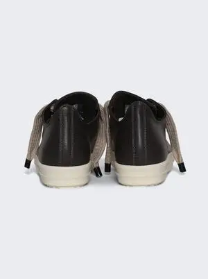 Rick Owens Tower Jumbolace Low Sneakers - Beige
