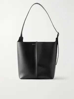Loewe Bilbao Large Leather Tote - Black