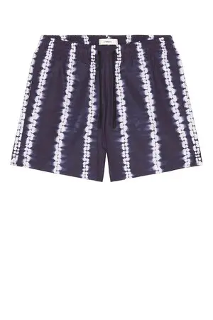 Commas Shibori Stripe Classic Swim Short