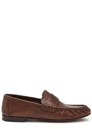 Brunello Cucinelli Leather Loafers - Brown