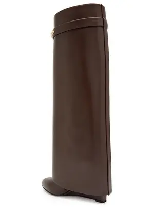 Givenchy Shark 95 Leather Knee-high Boots