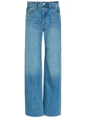 ANINE BING Anine Bing Hugh Wide-Leg Jeans In Panama Blue
