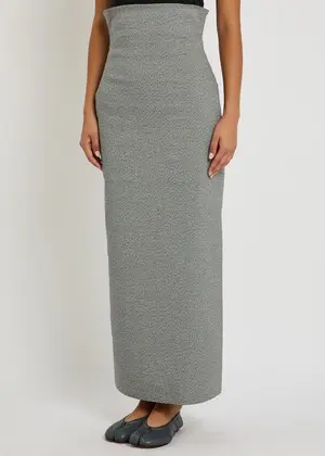 Issey Miyake Allow Sculptured Paper-blend Maxi Skirt