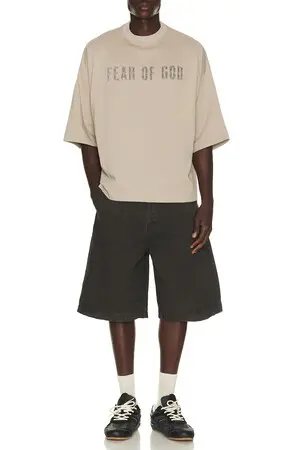 Fear Of God Merch Tee In Grey