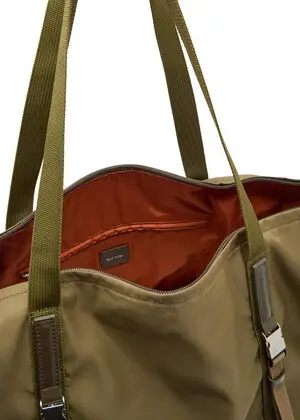 Paul Smith Logo-embroidered Nylon Holdall Bag