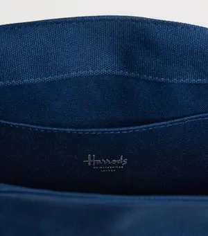 Harrods Canvas Embroidered Tote Bag