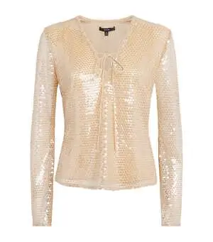TOCCIN Zuri Sequinned Blouse