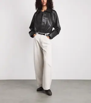LEMAIRE Soft Leather Blouson Jacket