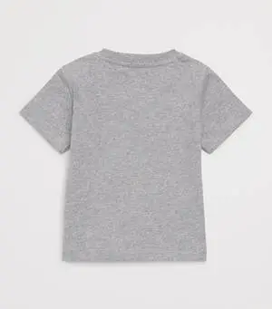 Harrods Cotton Jersey Flocked Logo T-shirt