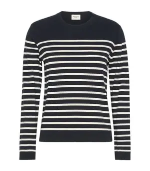 Max Mara Stripe Sweater - Navy