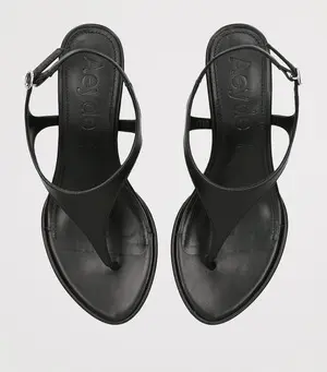 AeydĒ Leather Wedge Sandals
