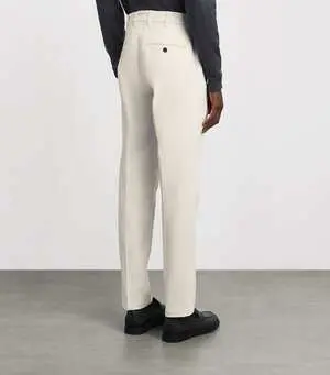 Pal Zileri Stretch-cotton Twill Chinos