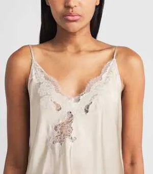 TORLOWEI Silk Lace Elsa Camisole