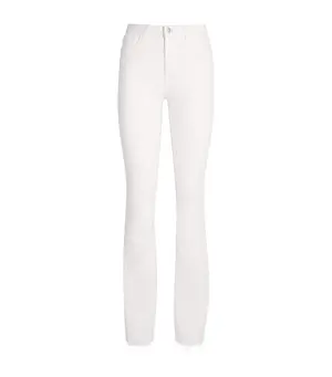 L'Agence Ruth Straight Jeans - White