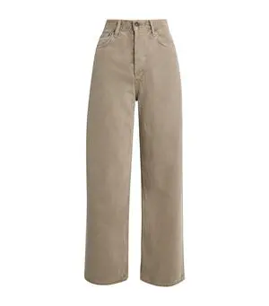 AGOLDE Ren Wide-leg Jeans - Brown
