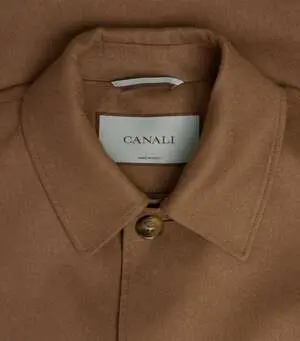 Canali Stretch-wool Chore Overshirt