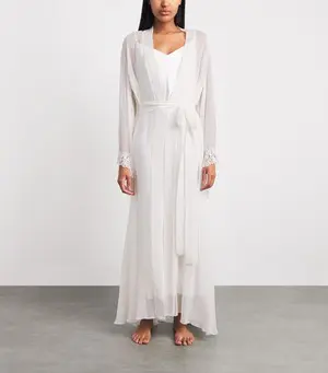 Rosamosario Silk Fatima The Bride Robe