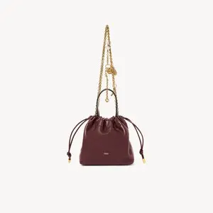 Chloé Mini Icons Shoulder Bag With Chain In Soft Leather