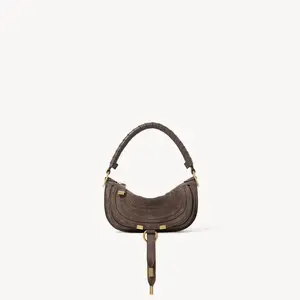 Chloé Marcie Small Shoulder Bag - Kohl Brown