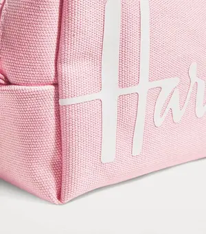Harrods Cotton Logo Cosmetics Bag
