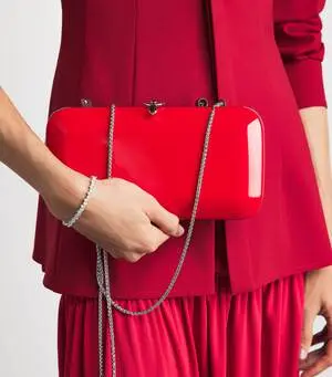 Jeffrey Levinson Finley Clutch Bag - Red