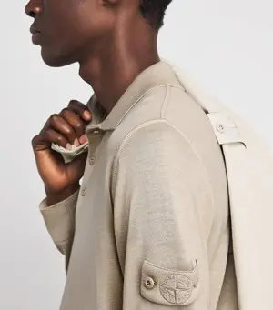 Stone Island Virgin Wool Ghost Polo Sweater