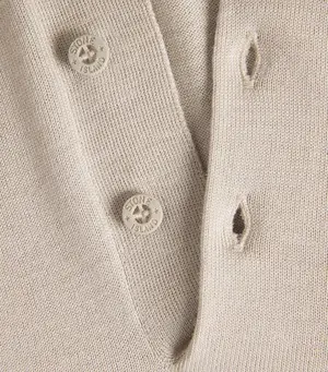 Stone Island Virgin Wool Ghost Polo Sweater