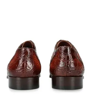 Magnanni Crocodile Leather Oxford Shoes