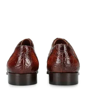 Magnanni Crocodile Leather Oxford Shoes