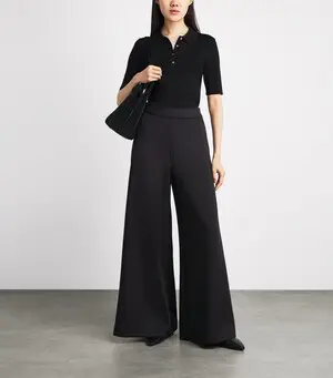 Max Mara Jersey Wide-leg Trousers