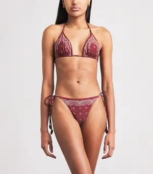 Devon Windsor Bandana Print Eadie Bikini Briefs