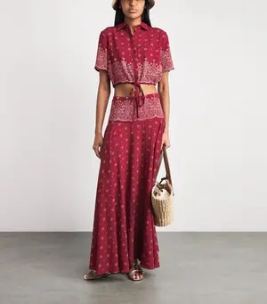 Devon Windsor Bandana Rylie Maxi Skirt