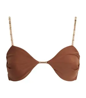 Devon Windsor Emmie Bikini Top - Brown