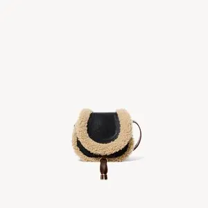 Chloé Sheepskin And Leather Shoulder Bag - Black