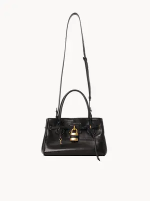 Chloé Leather Lock Bag - Black