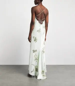 Alice + Olivia Embellished Montana Maxi Dress