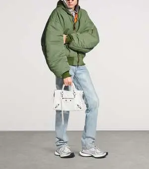 Balenciaga Small Lambskin Le City Top-handle Bag