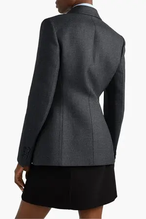 Prada Doublebreasted Checked Woolblend Blazer
