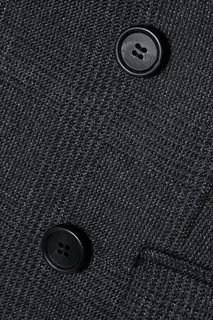 Prada Doublebreasted Checked Woolblend Blazer