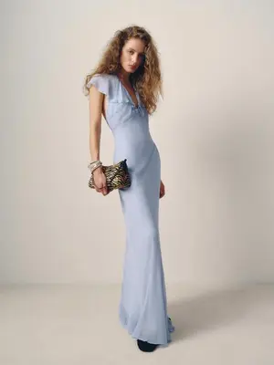 REFORMATION Kyley Maxi Dress - Blue