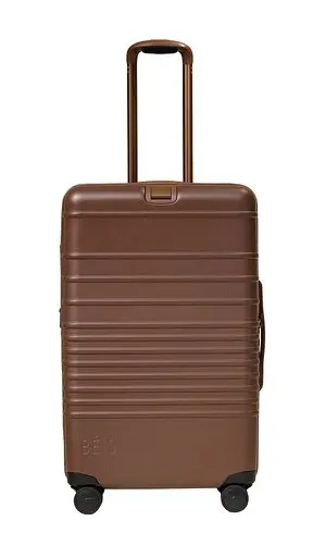BEIS The Medium Check-in Roller In Brown - Maple
