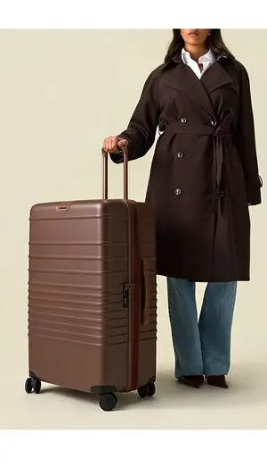 BEIS The Large Check-in Roller In Brown