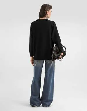 Dolce & Gabbana Embellished Denim Trousers