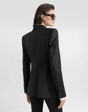 Dolce & Gabbana Turlington Single-breasted Jacket In Bi-stretch Twill