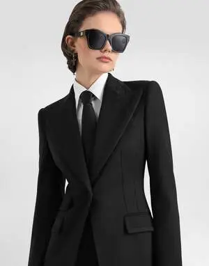 Dolce & Gabbana Turlington Single-breasted Jacket In Bi-stretch Twill