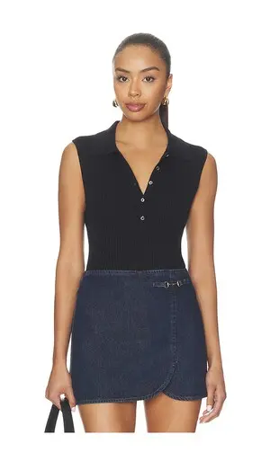 Paige Vesta Top - Black